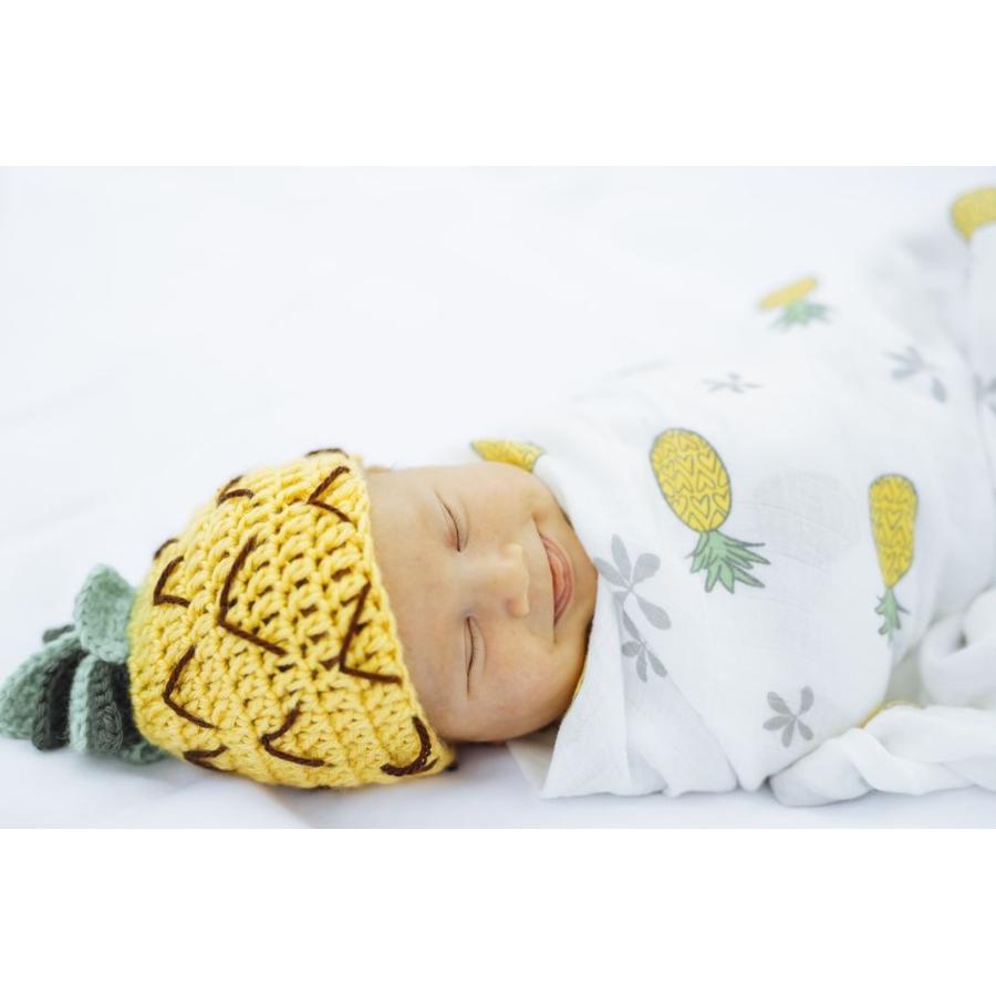 ココムーン(Coco Moon) ギフトセット Pineapple of My Eye おくるみ スタイ ハワイ hawaii パイナップル ...