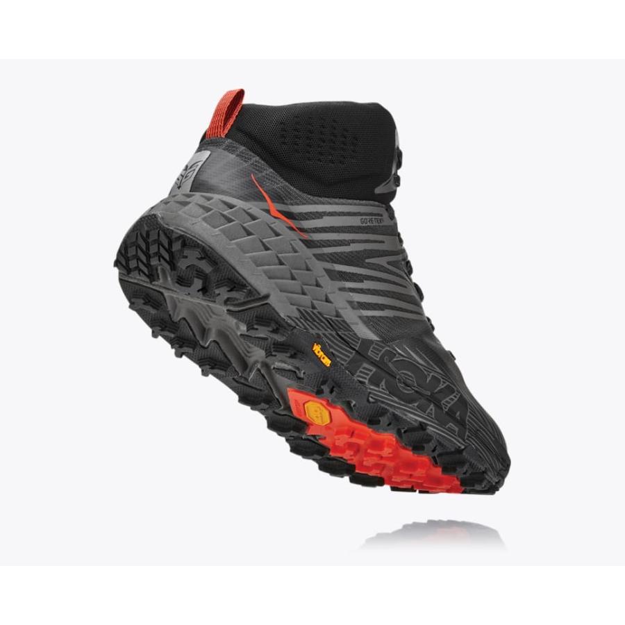 HOKA ONEONE SPEEDGOAT MID 2 GTX (ANTHRACITE/DARK GULL GREY HOKA ONEONE SPEEDGOAT MID 2 GTX (ANTHRACITE/DARK GULL GREY