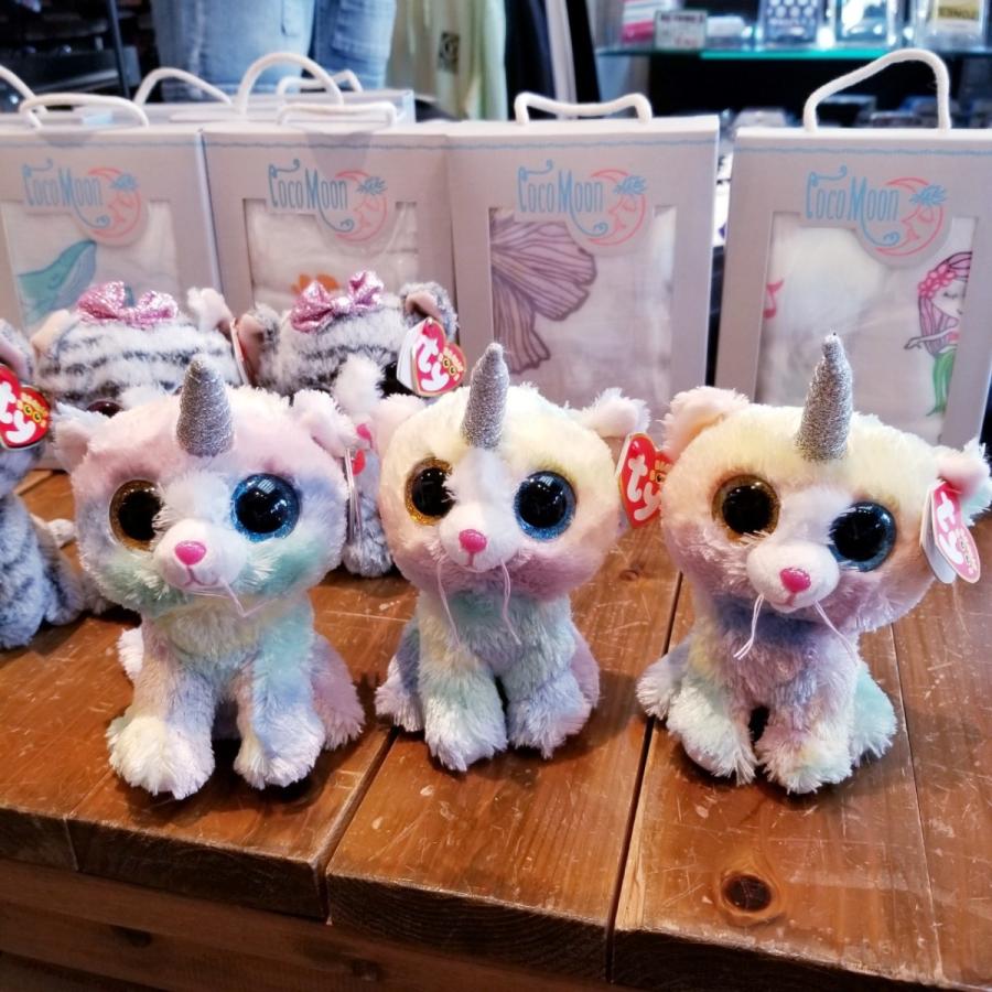 ビーニーブーズ ty 〔ヘザー〕Mサイズ ぬいぐるみ ネコ ユニコーン オッドアイ :ty36250:GARAKUTA合衆国 Yahoo!店 ...