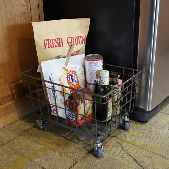 バスケット キャスター ワイヤー スチール おしゃれ COLLEND コレンド ワイヤーバスケットトロリー 15L : Nester - 通販 - Yahoo!ショッピング