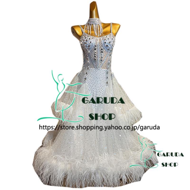 Garuda SHOP レディース社交ダンス衣装 競技ドレス ワルツドレス高級品 発表会用演出服パーティードレスワンピース セミオーダー可 品番5875 : Garuda SHOP - 通販 ...