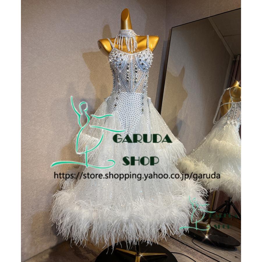 Garuda SHOP レディース社交ダンス衣装 競技ドレス ワルツドレス高級品 発表会用演出服パーティードレスワンピース セミオーダー可 品番5875 : Garuda SHOP - 通販 ...
