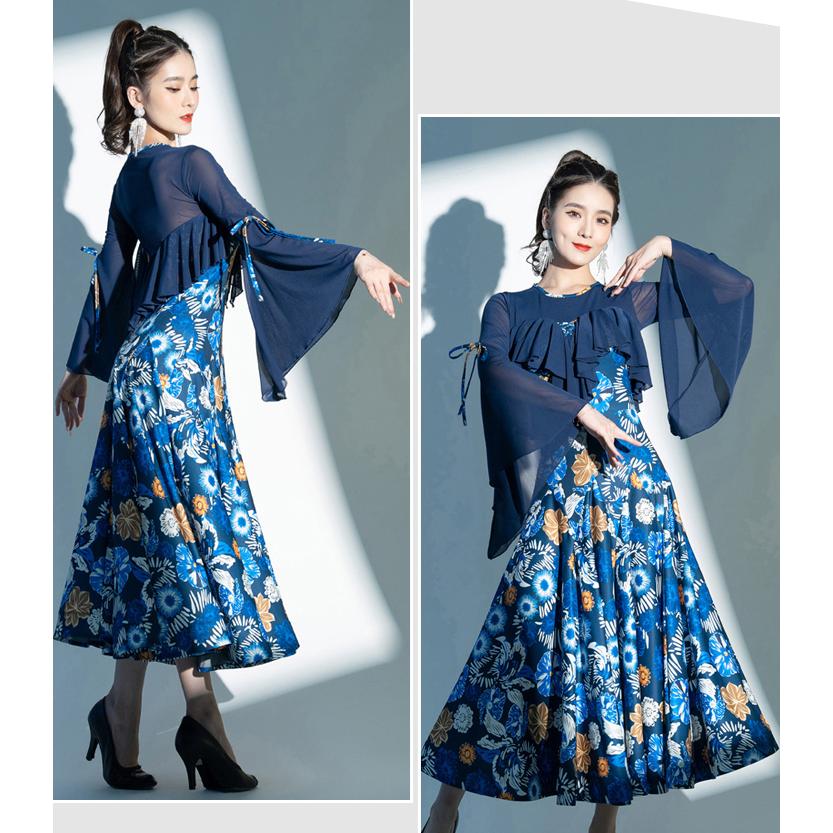 Garuda SHOP 社交ダンス衣装 レディースダンスレッスン練習ドレス＆ロングワンピース 激安 社交ダンス モダンドレス 品番5952 : 5952 : Garuda SHOP - 通販 ...