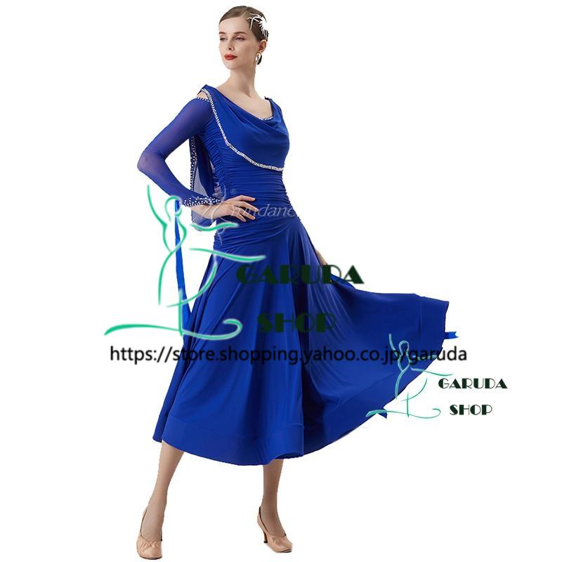 Garuda SHOP レディース社交ダンス衣装 競技ドレス 新入荷新品 発表会用演出服パーティードレスワンピース セミオーダー可 品番6064 : Garuda SHOP - 通販 ...