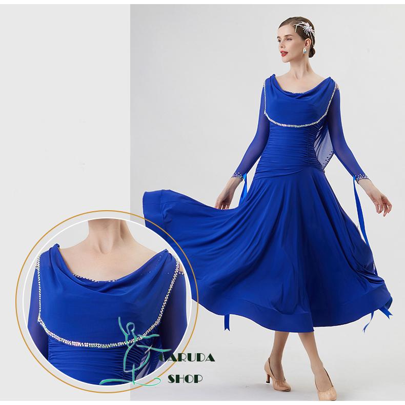 Garuda SHOP レディース社交ダンス衣装 競技ドレス 新入荷新品 発表会用演出服パーティードレスワンピース セミオーダー可 品番6064 : Garuda SHOP - 通販 ...