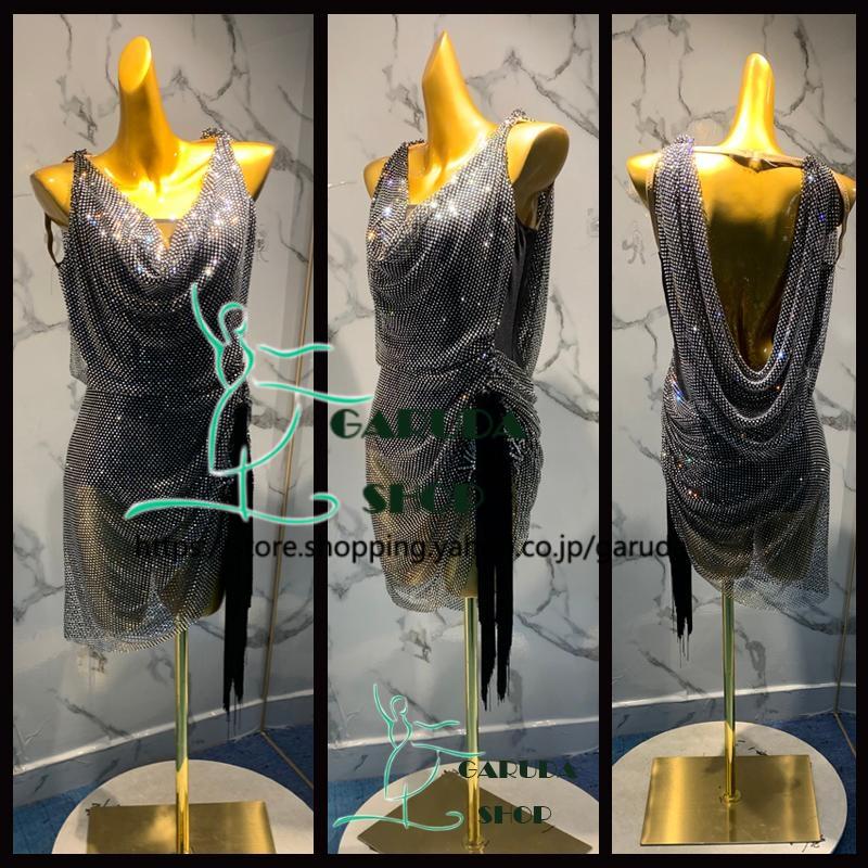 Garuda SHOP レディース社交ダンス衣装 競技ドレス ラテンドレス 高級品 発表会用演出服パーティードレス サイズ調整可 品番6090 : 6090 : Garuda SHOP ...