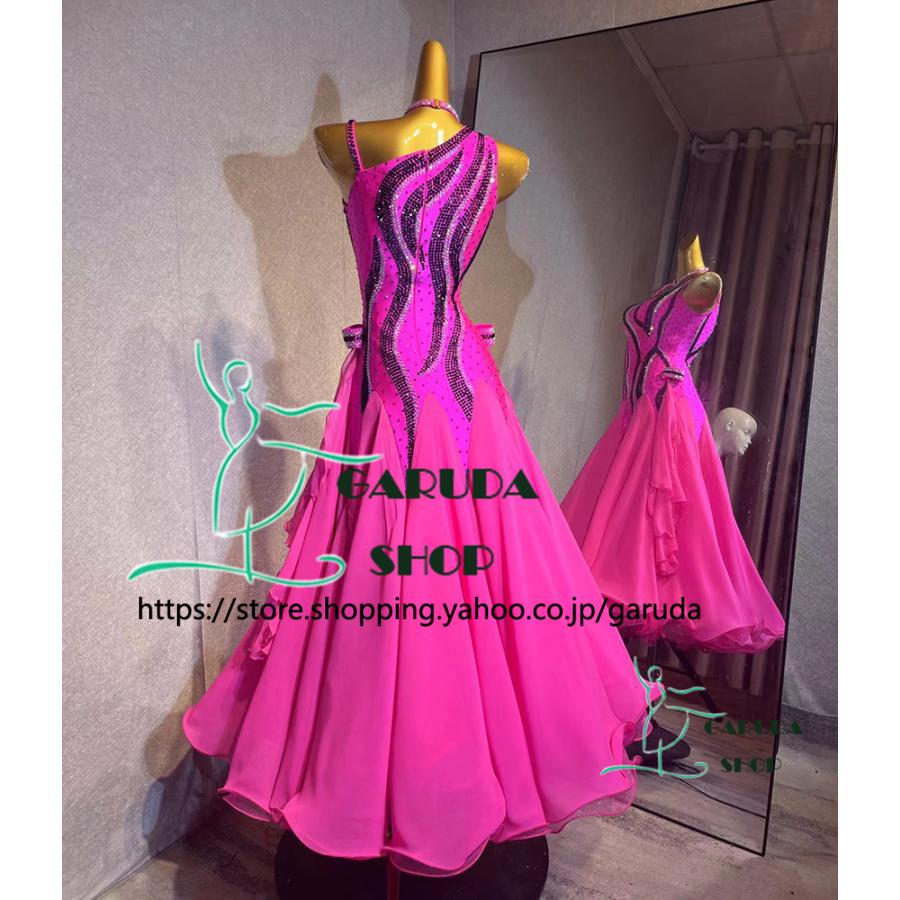 Garuda SHOP レディース社交ダンス衣装 競技ドレス ワルツドレス高級品 発表会用演出服パーティードレスワンピース セミオーダー可 品番6371 : Garuda SHOP - 通販 ...
