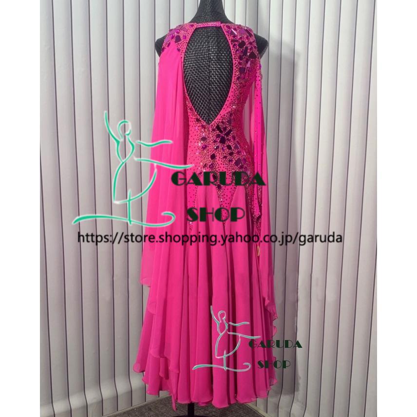 Garuda SHOP レディース社交ダンス衣装 競技ドレス ワルツドレス高級品 発表会用演出服パーティードレスワンピース セミオーダー可 品番6519 : Garuda SHOP - 通販 ...