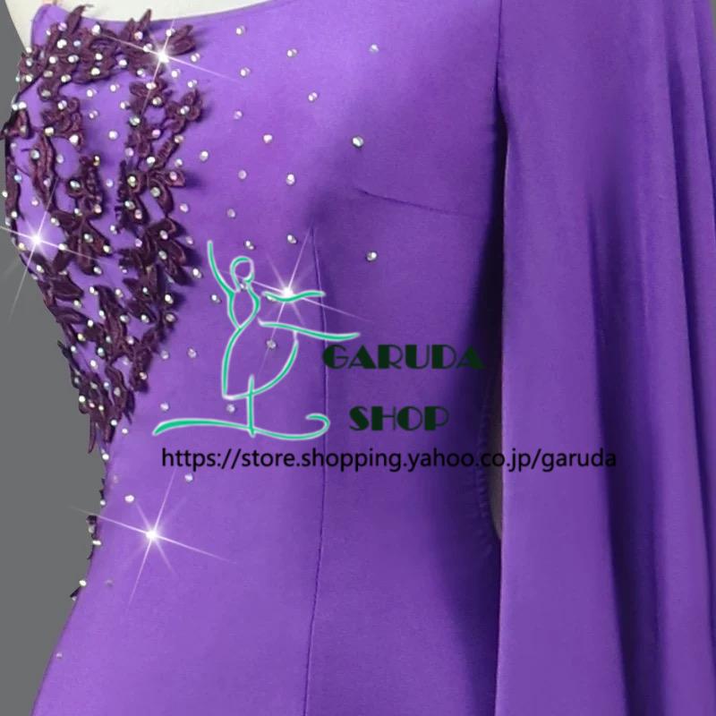 Garuda SHOP レディース社交ダンス衣装 サイズ調整対応 ラテン練習競技試合レッスンウエア ワンピース ラテンドレス 新品 品番6913 : Garuda SHOP - 通販 ...