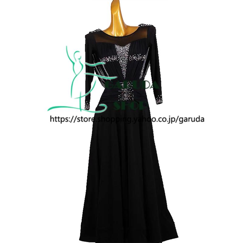 Garuda SHOP レディース社交ダンス衣装 競技ドレス 新入荷新品 発表会用演出服パーティードレスワンピース セミオーダー可 品番6973 : Garuda SHOP - 通販 ...