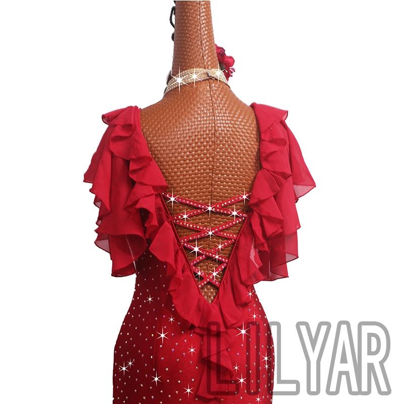 Garuda SHOP 社交ダンスドレス スタンダード レディース用ダンスモダン競技ドレス セミオーダー 発表会競技ドレス モダン ドレス 品番7342 : Garuda SHOP - 通販 ...