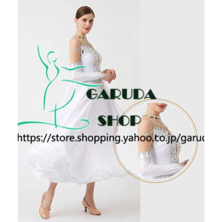 Garuda SHOP レディース社交ダンス衣装 競技ドレス モダンドレス高級ドレス 発表会用演出服パーティードレス 高級服 セミオーダー可 品番7642 : Garuda SHOP - 通販 ...