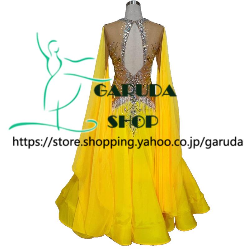 Garuda SHOP レディース社交ダンス衣装 競技ドレス モダンドレス高級ドレス 発表会用演出服パーティードレス 高級服 セミオーダー可 品番7768 : Garuda SHOP - 通販 ...