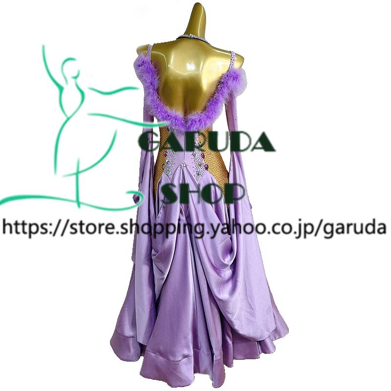 Garuda SHOP レディース社交ダンス衣装 競技ドレス モダンドレス高級ドレス 発表会用演出服パーティードレス 高級服 セミオーダー可 品番8009 : Garuda SHOP - 通販 ...