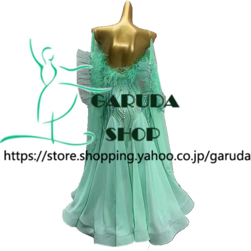 Garuda SHOP レディース社交ダンス衣装 競技ドレス モダンドレス高級ドレス 発表会用演出服パーティードレス 高級服 セミオーダー可 品番8029 : Garuda SHOP - 通販 ...