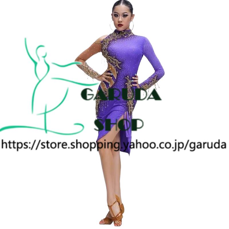Garuda SHOP 社交ダンス高級衣装 セミオーダードレス ラテン競技高級ドレス パーティードレス 社交ダンス衣装ラテン 社交ダンス衣装ルンバ 品番8873 : 8873 : Garuda ...