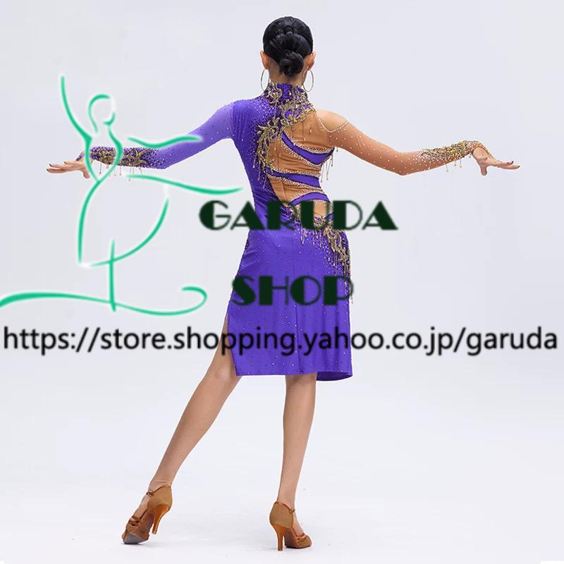 Garuda SHOP 社交ダンス高級衣装 セミオーダードレス ラテン競技高級ドレス パーティードレス 社交ダンス衣装ラテン 社交ダンス衣装ルンバ 品番8873 : Garuda SHOP ...