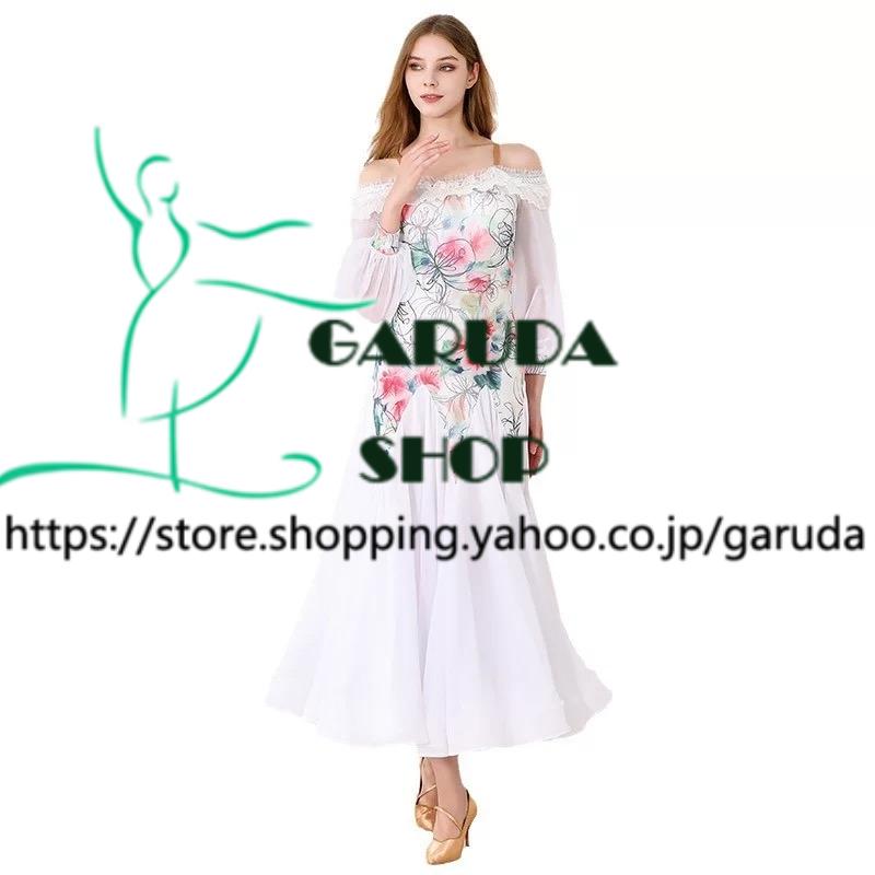 Garuda SHOP 社交ダンス衣装レディース ダンスレッスン練習ロングワンピース 競技会試合ドレス スタンダードドレス 練習ドレス 品番8935 : Garuda SHOP - 通販 ...