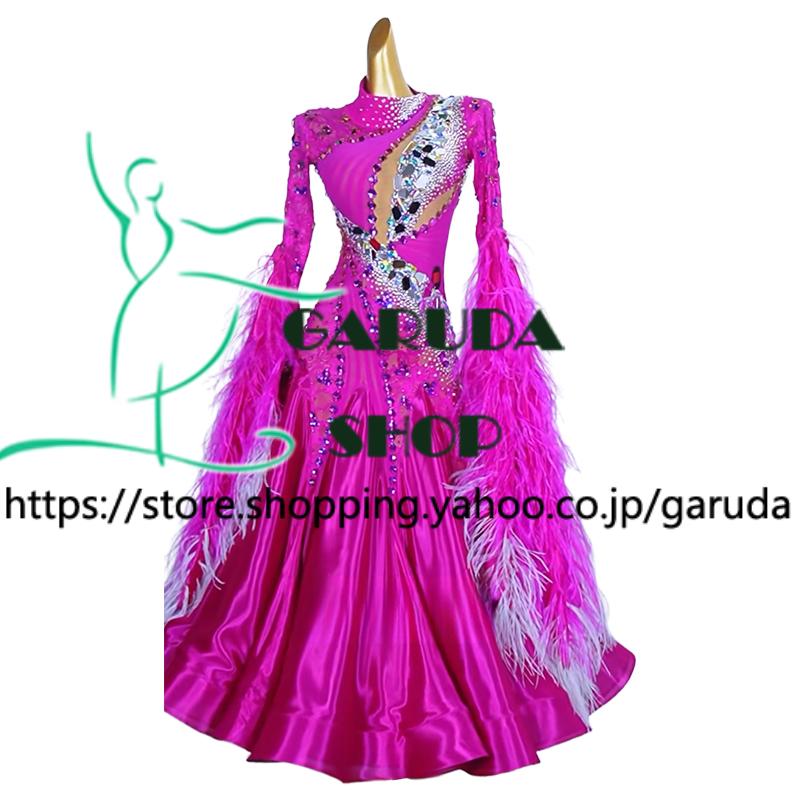 Garuda SHOP レディース社交ダンス衣装 競技ドレス モダンドレス高級ドレス 発表会用演出服 高級服 セミオーダー可 スタンダードドレス 品番9014 : Garuda SHOP ...