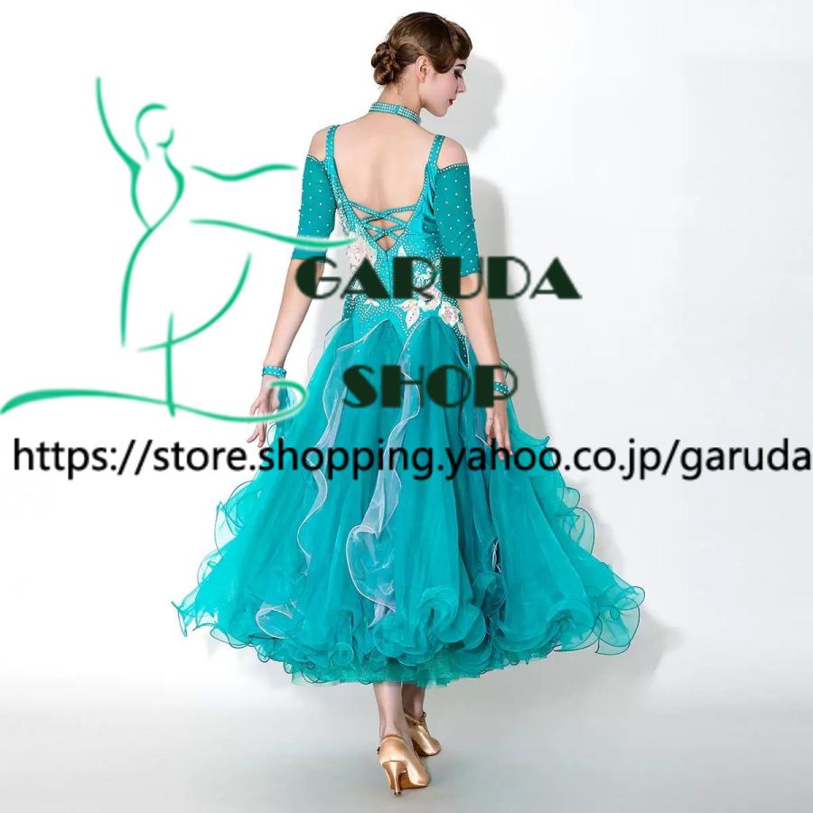 Garuda SHOP 社交ダンス衣装 女性モダンドレス 発表会ワルツドレス モダン競技試合ワンピース スタンダードドレス 品番9072 : Garuda SHOP - 通販 - Yahoo ...