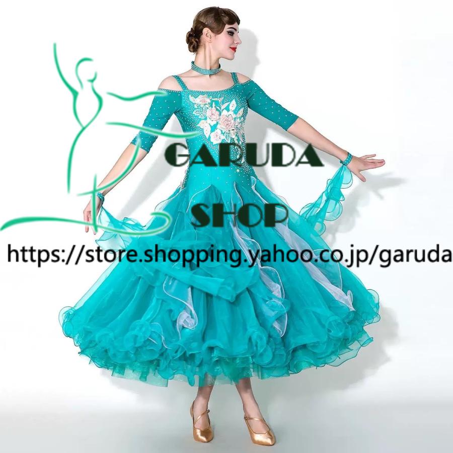 Garuda SHOP 社交ダンス衣装 女性モダンドレス 発表会ワルツドレス モダン競技試合ワンピース スタンダードドレス 品番9072 : Garuda SHOP - 通販 - Yahoo ...