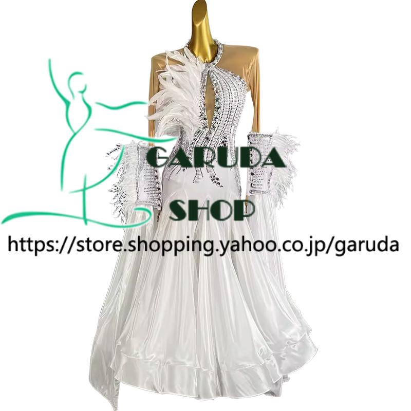 Garuda SHOP レディース社交ダンス衣装 競技ドレス モダンドレス高級ドレス 発表会用演出服 高級服 セミオーダー可 スタンダードドレス 品番9276 : Garuda SHOP ...