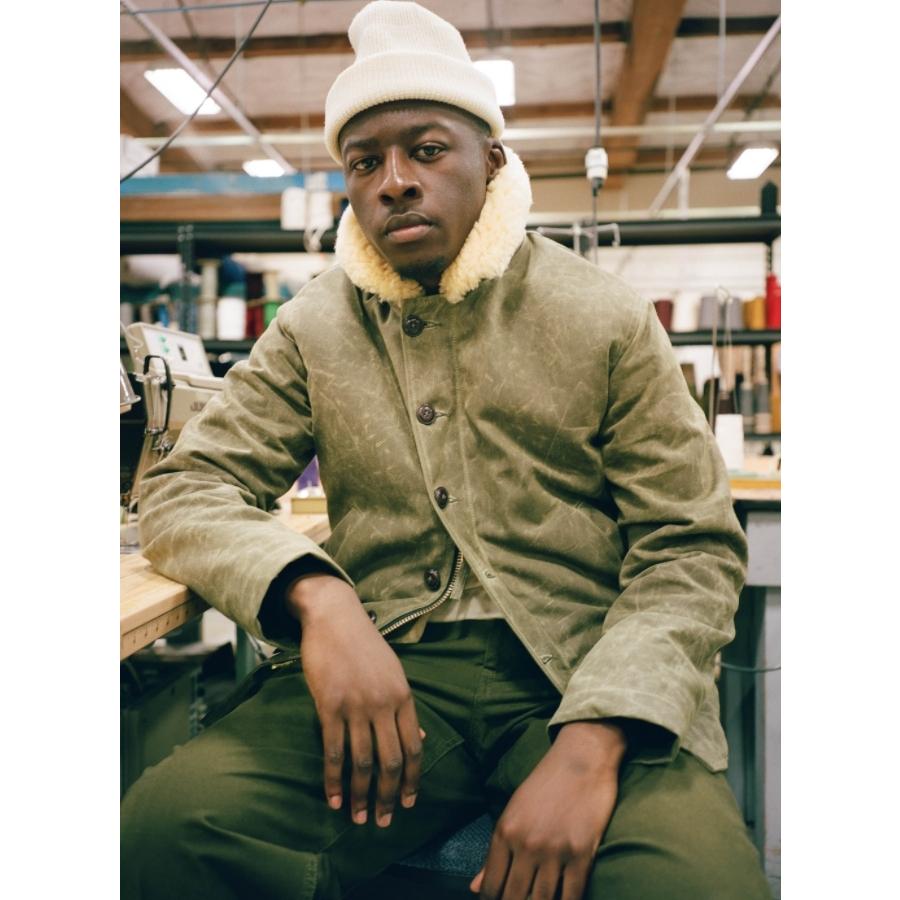 RRL Ralph Lauren Dehen 1920(デーヘン) N-1 デッキ ジャケット オリーブ メンズ Loden / Gold アメリカ製 Deck Jacket : GARYU ...