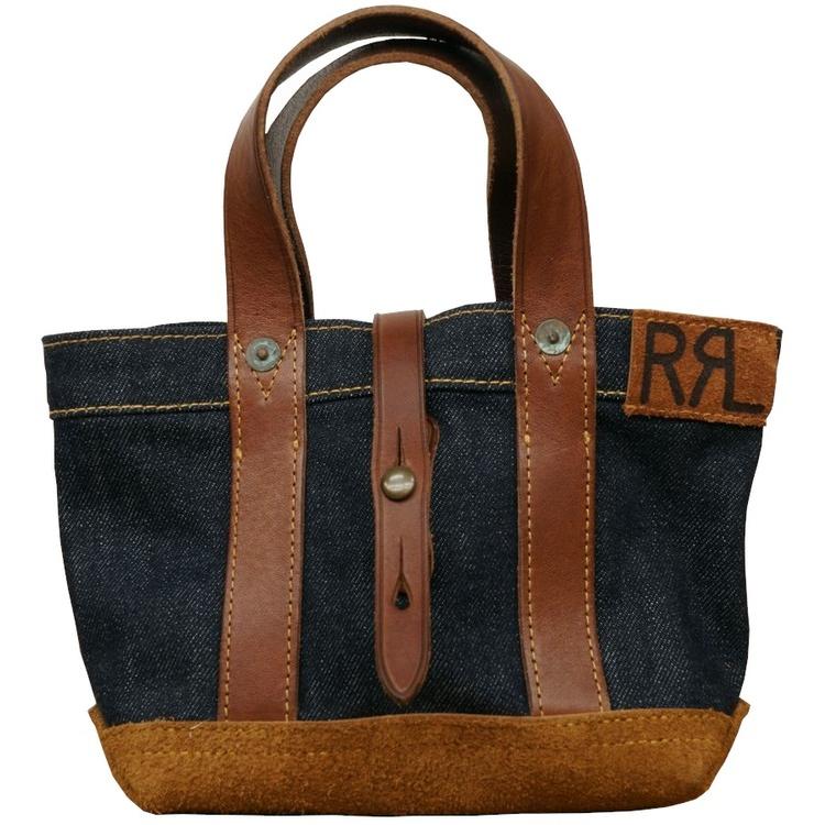 RRL Ralph Lauren (ダブルアールエル) 世界限定200点 リミテッドエディション ミニ デニム トート バッグ Limited ...