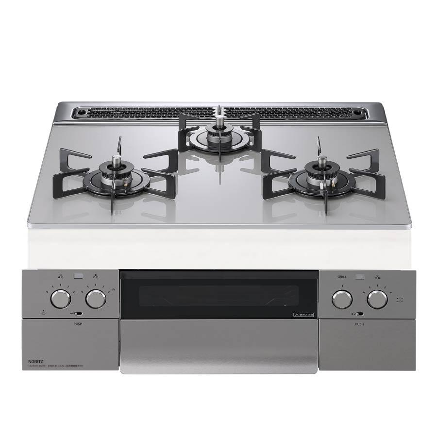 ノーリツ ビルトインコンロ N3WU5PWAP2STE Nest ネスト 60cm幅 3口