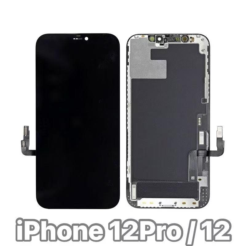 iPhone 12Pro 12 液晶パネル 有機EL コピー Hard OLED / 液晶 フロントパネル ガラス 画面 交換 アイフォン デジタイザー タッチ 修理 部品 /保証無品 ...