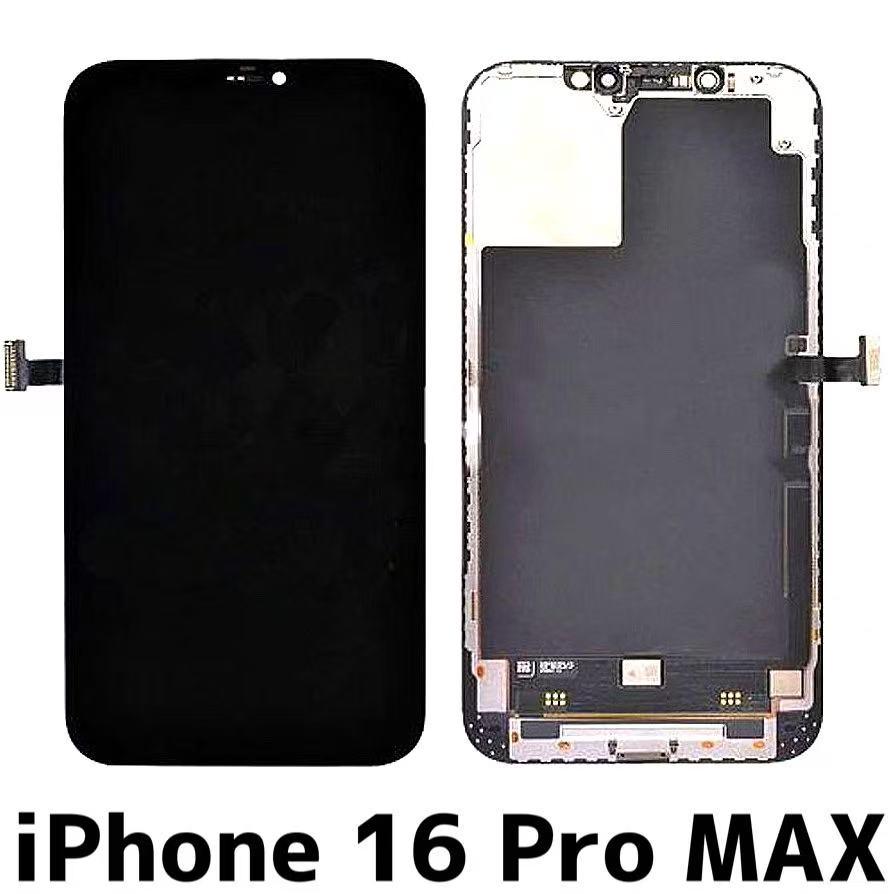 iPhone 16 Pro MAX 液晶パネル Soft OLED コピー 有機EL 液晶 / iphone アイフォン フロント パネル ガラス 画面 交換 LCD 修理 /保証無品 ...