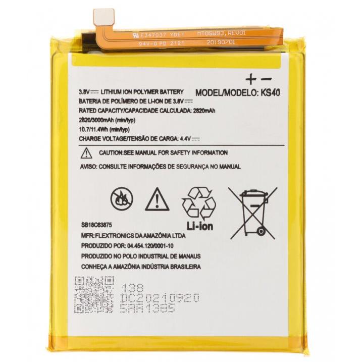 Motorola Moto E6S / E6i E6 Play バッテリー KS40 3000mAh 互換品/ モトローラ モト バッテリー ...
