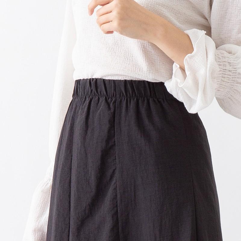 ワッシャー 8枚ハギ 裾継ぎ足し ミモレ丈 スカート 総ゴムスカート [メール便送料無料] : Gather maihiro - 通販 ...