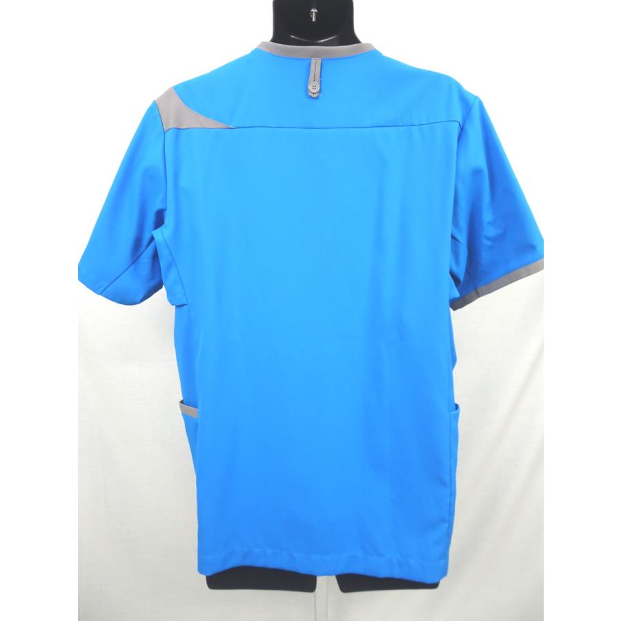 白衣 男性スクラブ CHM854-4340 サイズ:LL 住商モンブラン(MONTBLANC) : ユニフォーム GAW ヤフー店 - 通販 - Yahoo!ショッピング