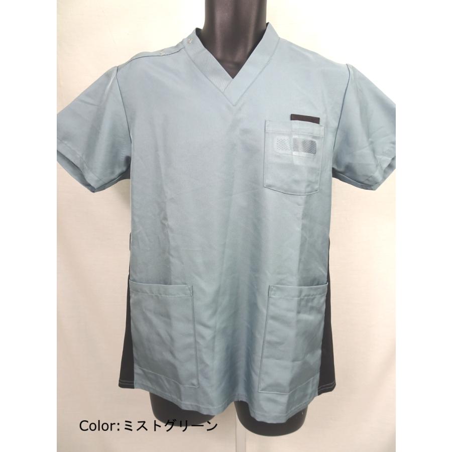 白衣 サイズ：M 男女スクラブ RT-5062 ナガイレーベン（NAGAILEBEN） : 5388 : ユニフォーム GAW ヤフー店 - 通販 - Yahoo!ショッピング