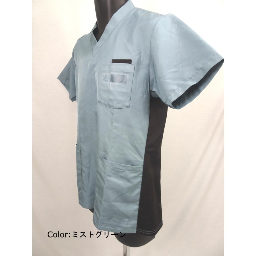 白衣 サイズ：M 男女スクラブ RT-5062 ナガイレーベン（NAGAILEBEN） : 5388 : ユニフォーム GAW ヤフー店 - 通販 - Yahoo!ショッピング