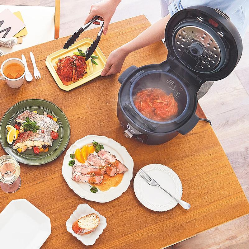 タイガー魔法瓶 TIGER 電気圧力鍋 TIGER COOKPOT マットブラック 2.2L COK-B220(KM) : co-kb22-0km7 : GBFT Online - 通販 ...