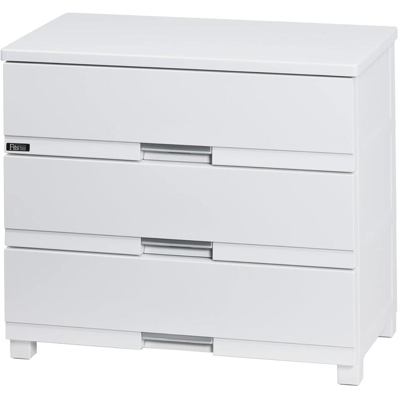 Fits 天馬 Tenma フィッツプラス プレミアム チェスト 3段 セラミックホワイト 幅75cm FP7503 : GBFT Online - 通販 - Yahoo!ショッピング