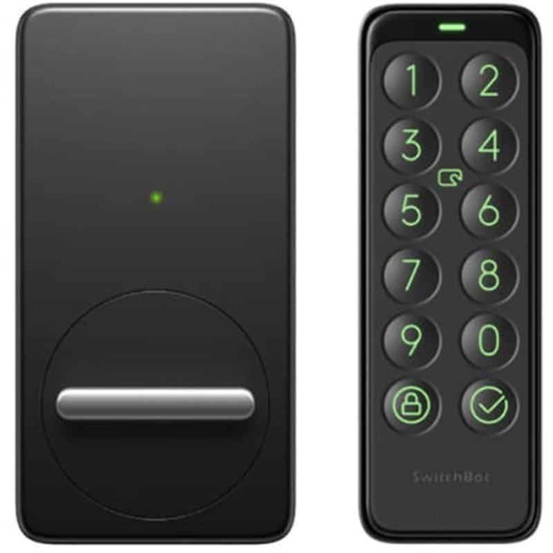 SwitchBot スイッチボット クーポン対象商品 スマートロック 指紋認証パッド セット ブラック 工事不要 W1601702-RT スマートキー 玄関 後付け : GBFT Online ...