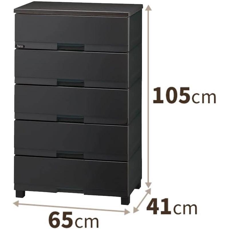 Fits 天馬 Tenma フィッツプラス プレミアム チェスト 5段 プレミアムブラック 幅65cm FP6505 : GBFT Premium - 通販 - Yahoo!ショッピング