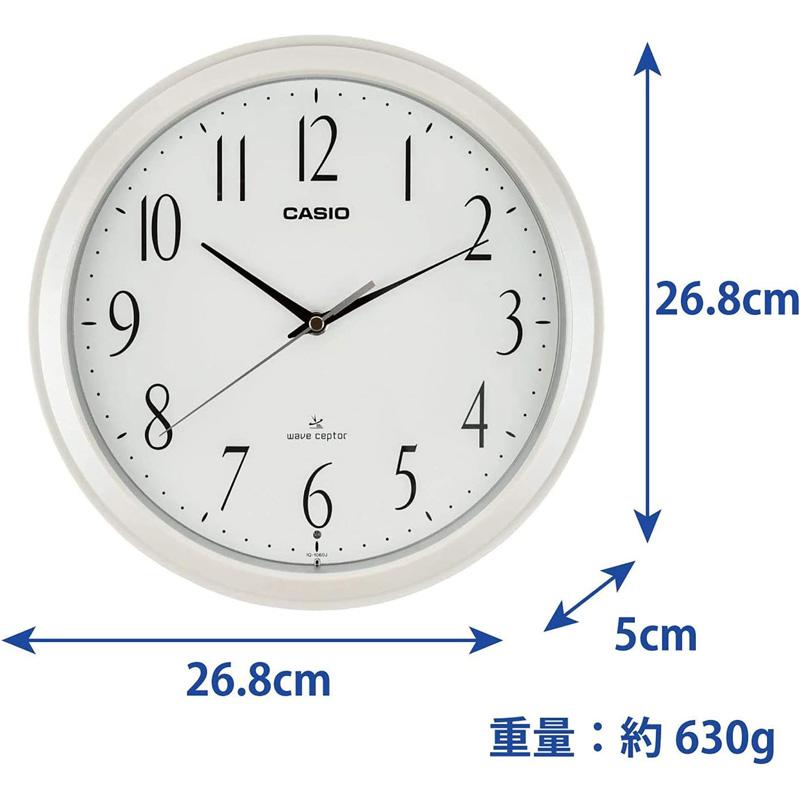 CASIO カシオ 掛時計 電波時計 ホワイト IQ-1060J-7JF : GBFT Premium - 通販 - Yahoo!ショッピング