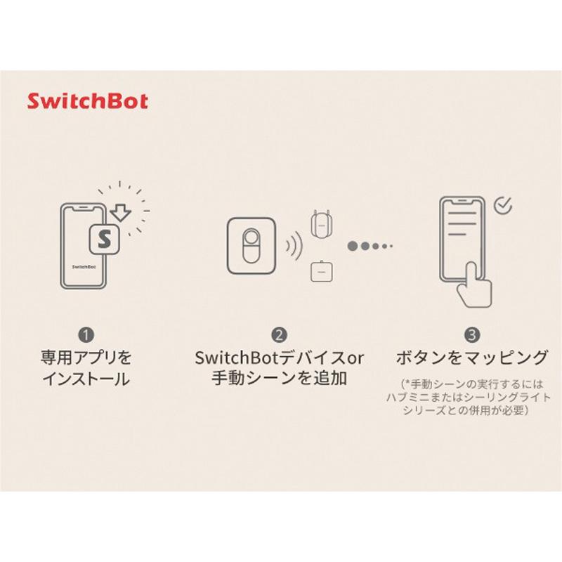 SwitchBot スイッチボット クーポン対象商品 リモートボタン ホワイト カーテン操作 W0301700-GH : GBFT Premium - 通販 - Yahoo!ショッピング