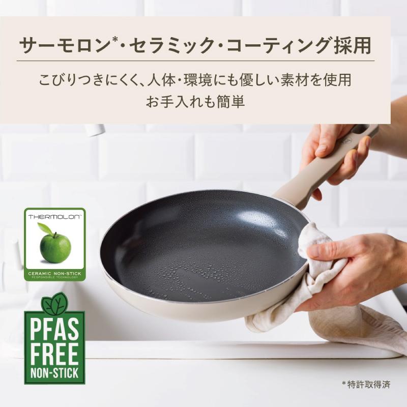 GREEN PAN（グリーンパン） トーンズ フライパン 24cm ブラック IH対応 PFAS不使用 軽量設計 : GBFT Premium - 通販 - Yahoo!ショッピング