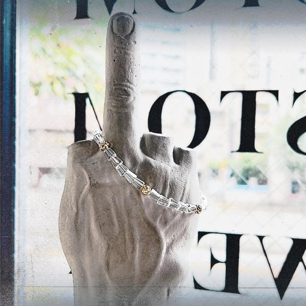 【G-BALLER / ジーボーラー】K18 クリスタルクォーツ ビーズブレスレット 18金 天然石 YG イエローゴールド ビーズ ブレスレット クリア 透明 数珠 : ジュエリーささき X ...