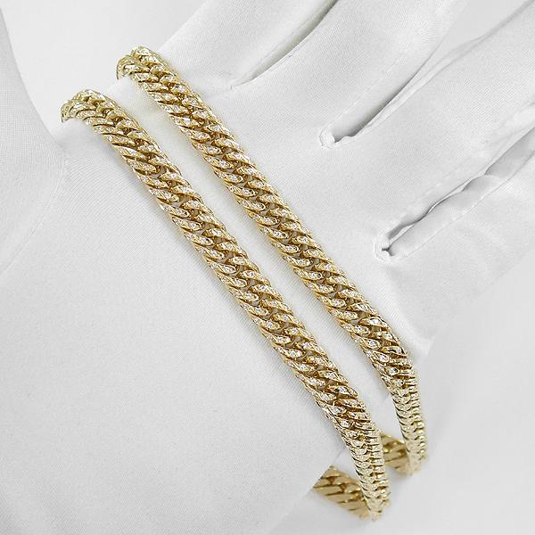 喜平ネックレス 18金 100g 60cm ダイヤモンド 喜平 6面 ダブル 喜平ネックレス 18金 100g 60cm ダイヤモンド 喜平 6面 ダブル