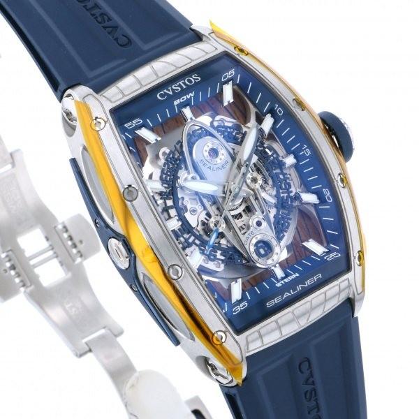 CVSTOS クストス チャレンジ シーライナーII CVT-SEA2-ST シルバー/ブルー文字盤 新品 腕時計 メンズ : ジェムキャッスルゆきざき - 通販 - Yahoo!ショッピング