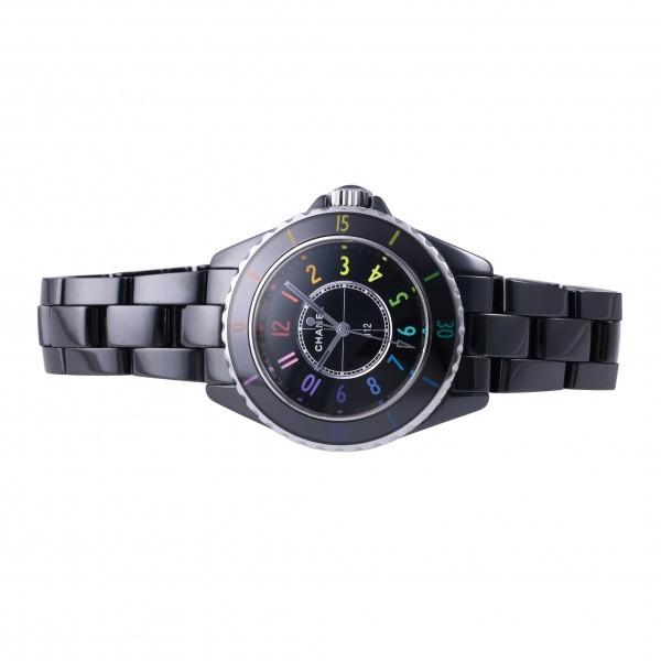 CHANEL（シャネル） CHANEL J12 エレクトロ 33MM H7121 ブラック文字盤 中古 腕時計 レディース : ジェム ...