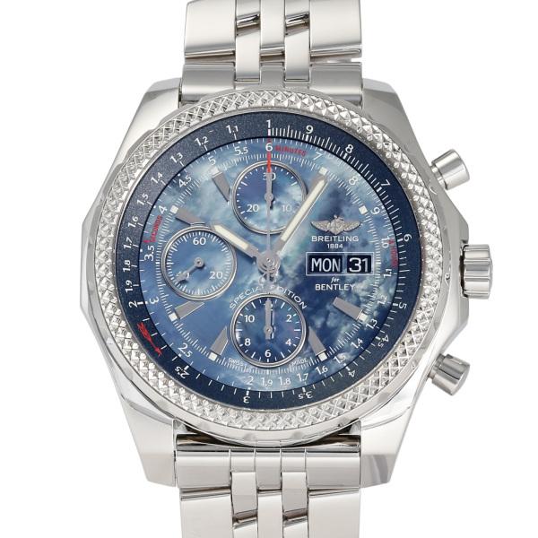 ブライトリング（BREITLING） ベントレー GT マザーオブパール 日本限定 A133627X/BE63 ブルー文字盤 中古 腕時計 メンズ : ジェムキャッスルゆきざき - 通販 ...