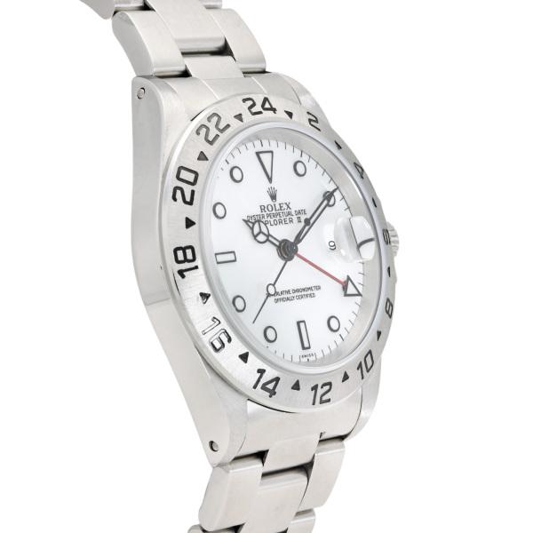 エクスプローラーII ロレックス ROLEX 16570 ホワイト文字盤 中古 腕時計 メンズ : ジェムキャッスルゆきざき - 通販 - Yahoo!ショッピング