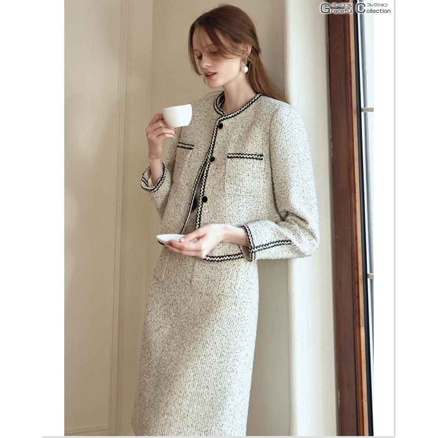 ワンピーススーツ セットアップ フォーマル ジャケット セレモニースーツ 結婚式 40代 上品 顔合わせ服装30代 50代 仕事 入学式 入園式 結納 母親 120-1123-0484 ...